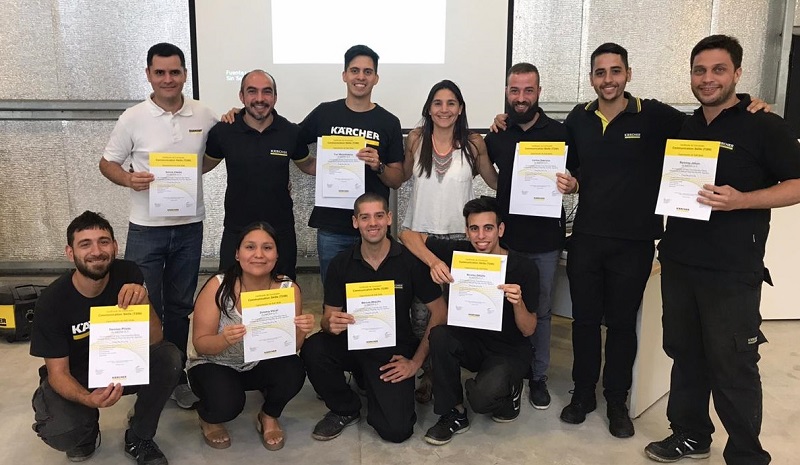 Galeria fotografica centro de capacitación técnica Kärcher Argentina.